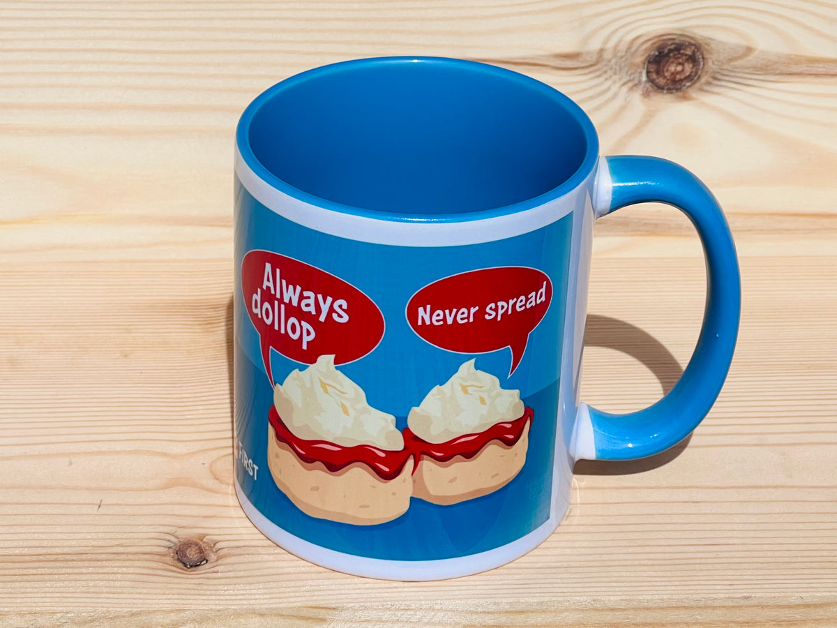 Jam First Talking Scone Mug, Dollop (Ceramic) – Jam First Store