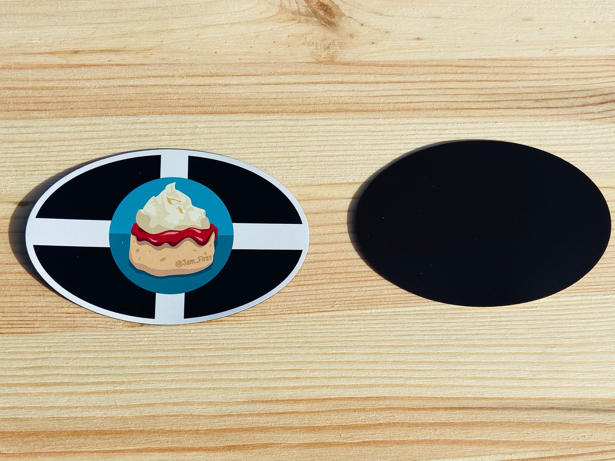 Jam First Logo Cornwall Fridge Magnet – Jam First Store